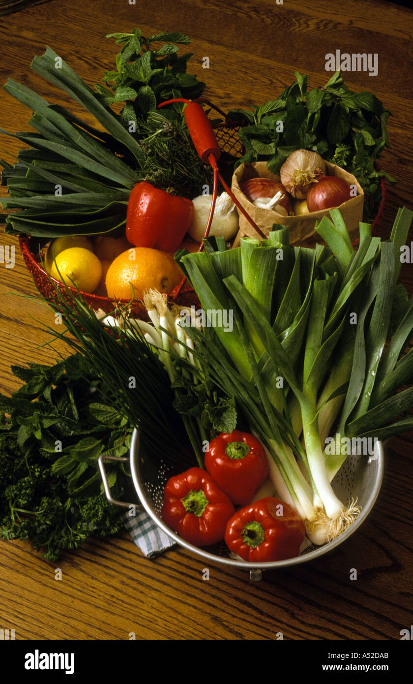 mixed fresh vegetable display photographed in studio Stock Photo - Alamy