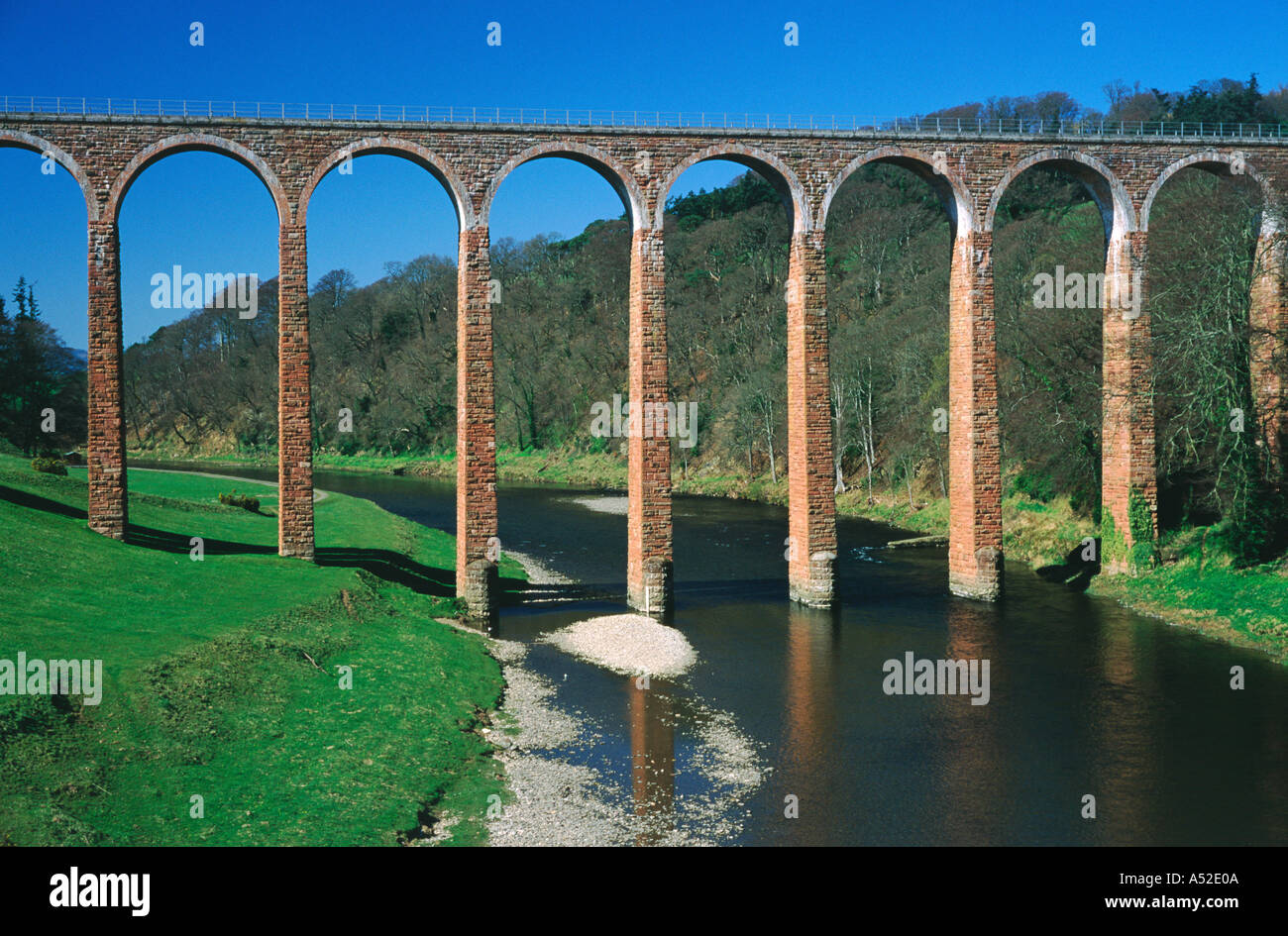 Leaderfoot Viaduct in Scottish Borders Stock Photo - Alamy