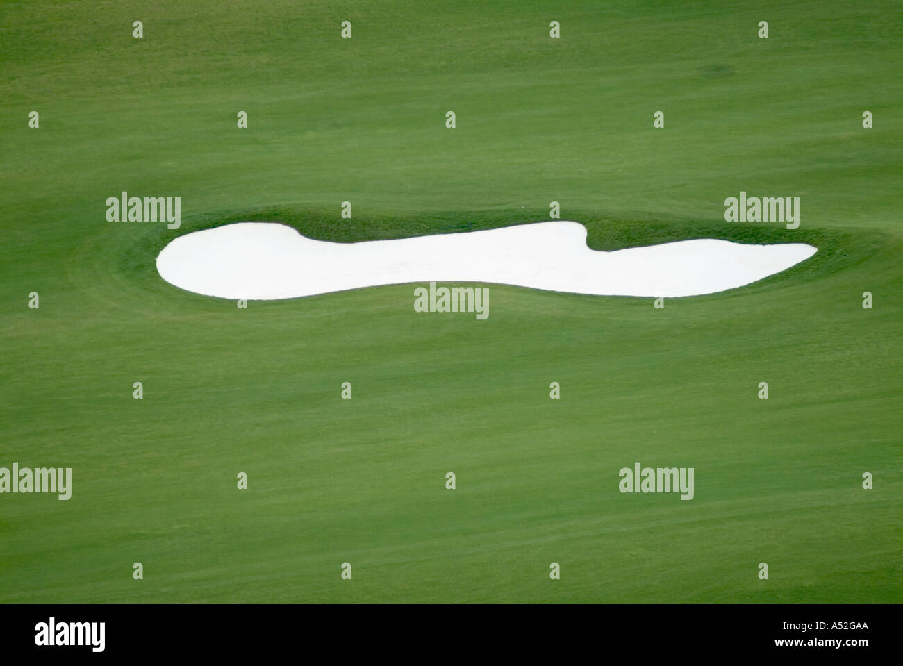 golf course sand trap golfing hazards hazard danger hazardous Stock ...