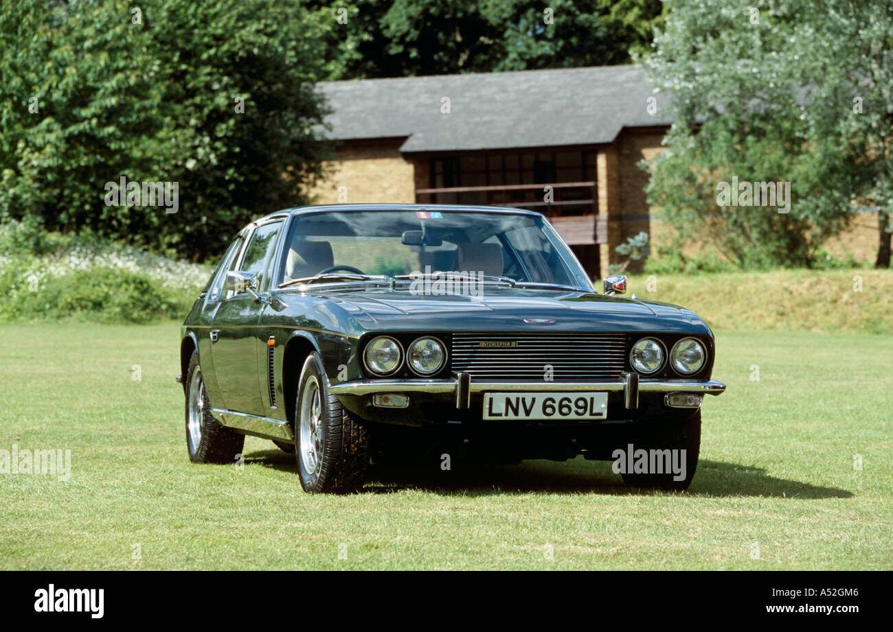 Jensen Interceptor Mk3. Built 1971 to 1976 Stock Photo - Alamy