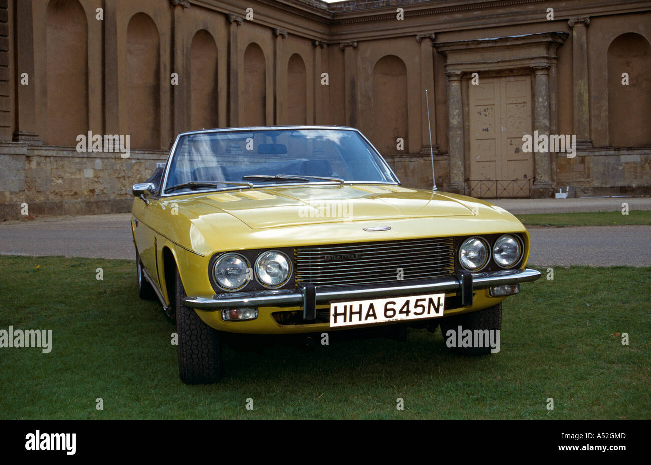 Jensen Interceptor Mk3 Convertible. Built 1974 to 1976 Stock Photo - Alamy