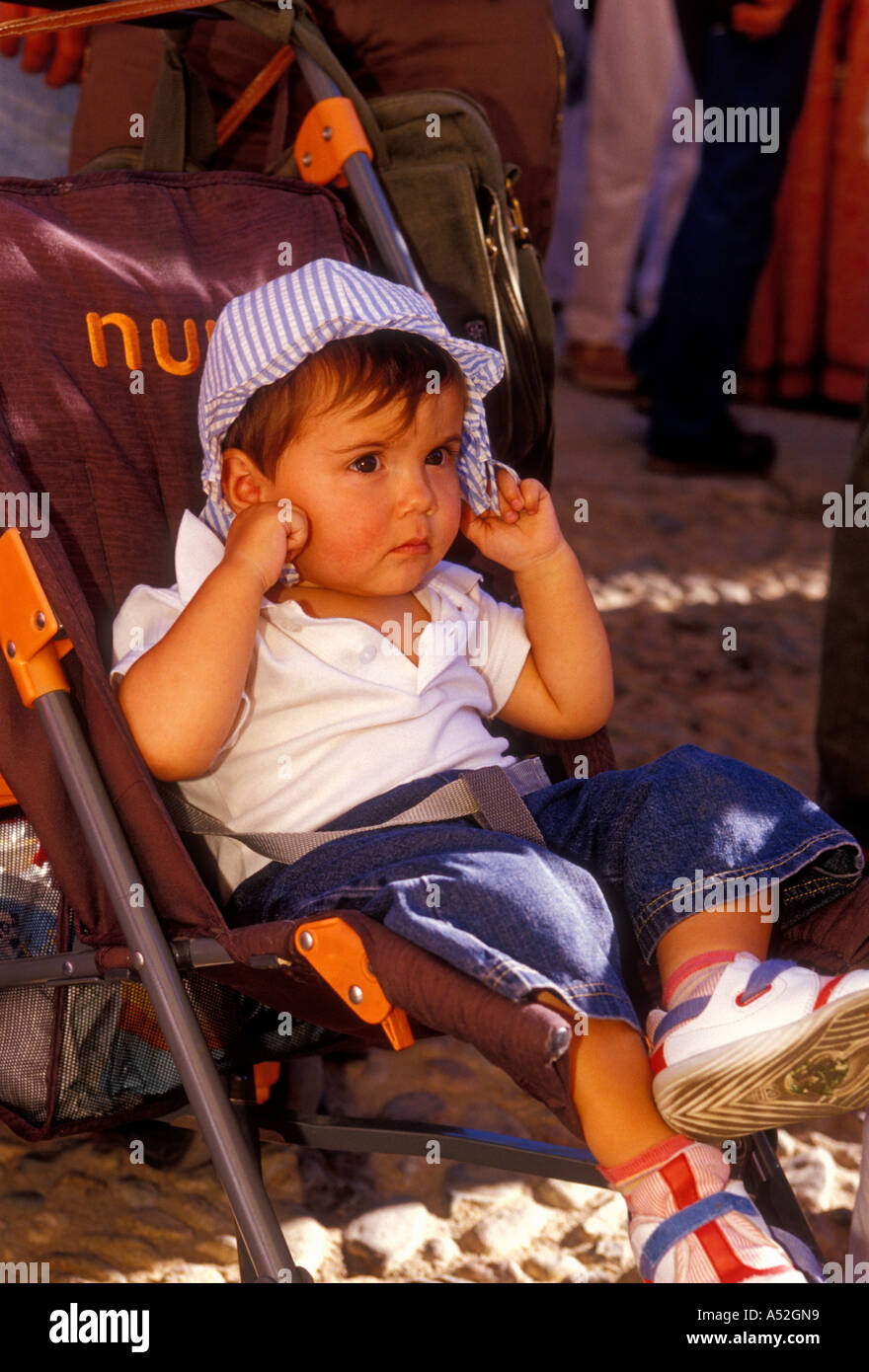 Spaniard, Spanish boy, little boy, young child, festival, Plaza Mayor ...