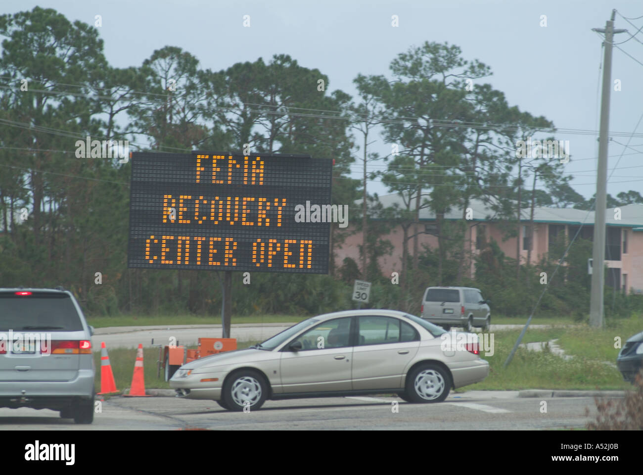 FEMA sign disaster relief Hurricane Jeanne Port Saint Lucie Saint Lucie ...