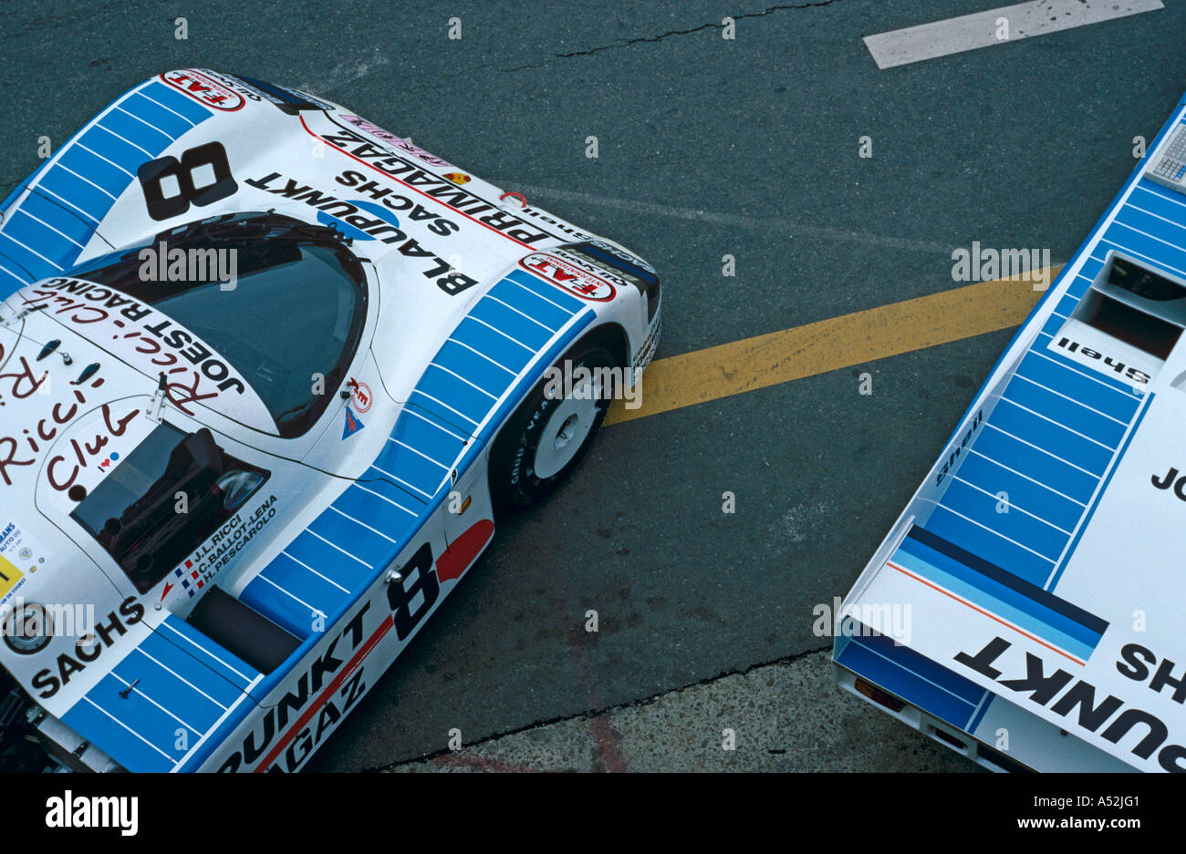 Porsche 962C. Team Joest Racing. Drivers Henri Pescarolo Jean-Louis ...