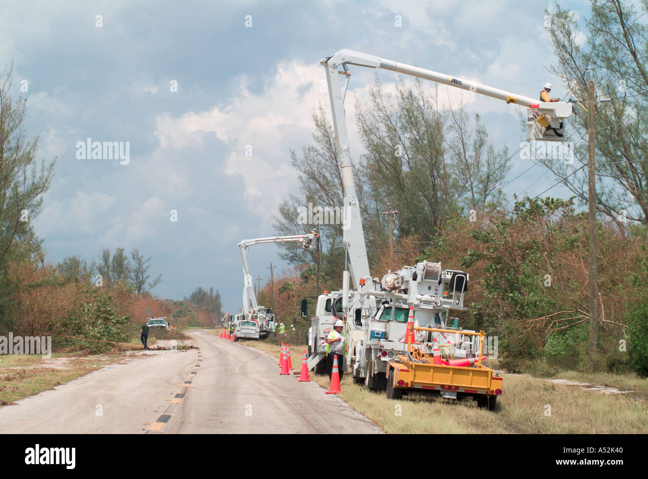Hurricane Frances Saint Lucie County Florida damage destruction power ...