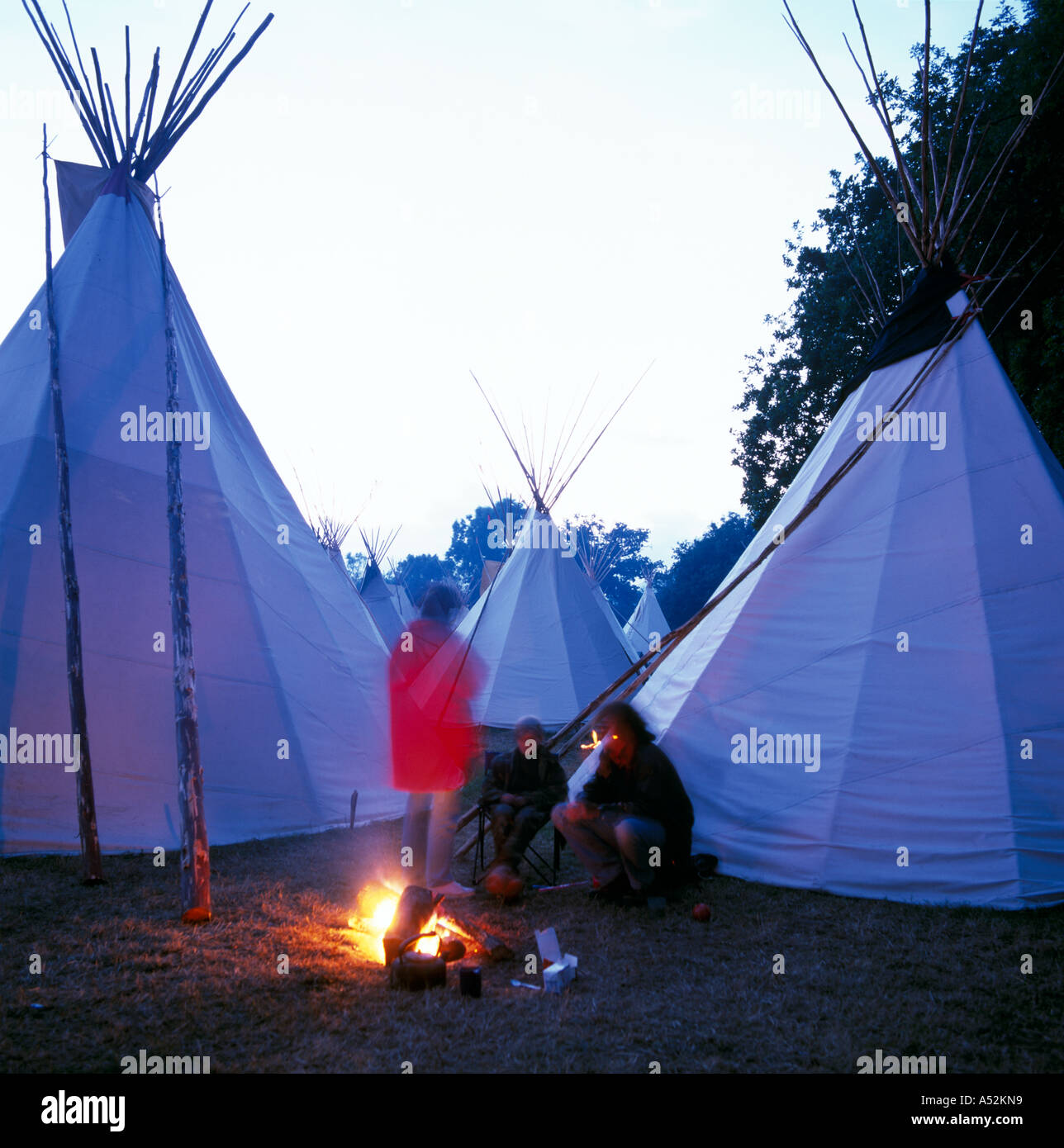 The Tipi Field Glastonbury Festival Pilton Somerset U.K. Europe Stock ...