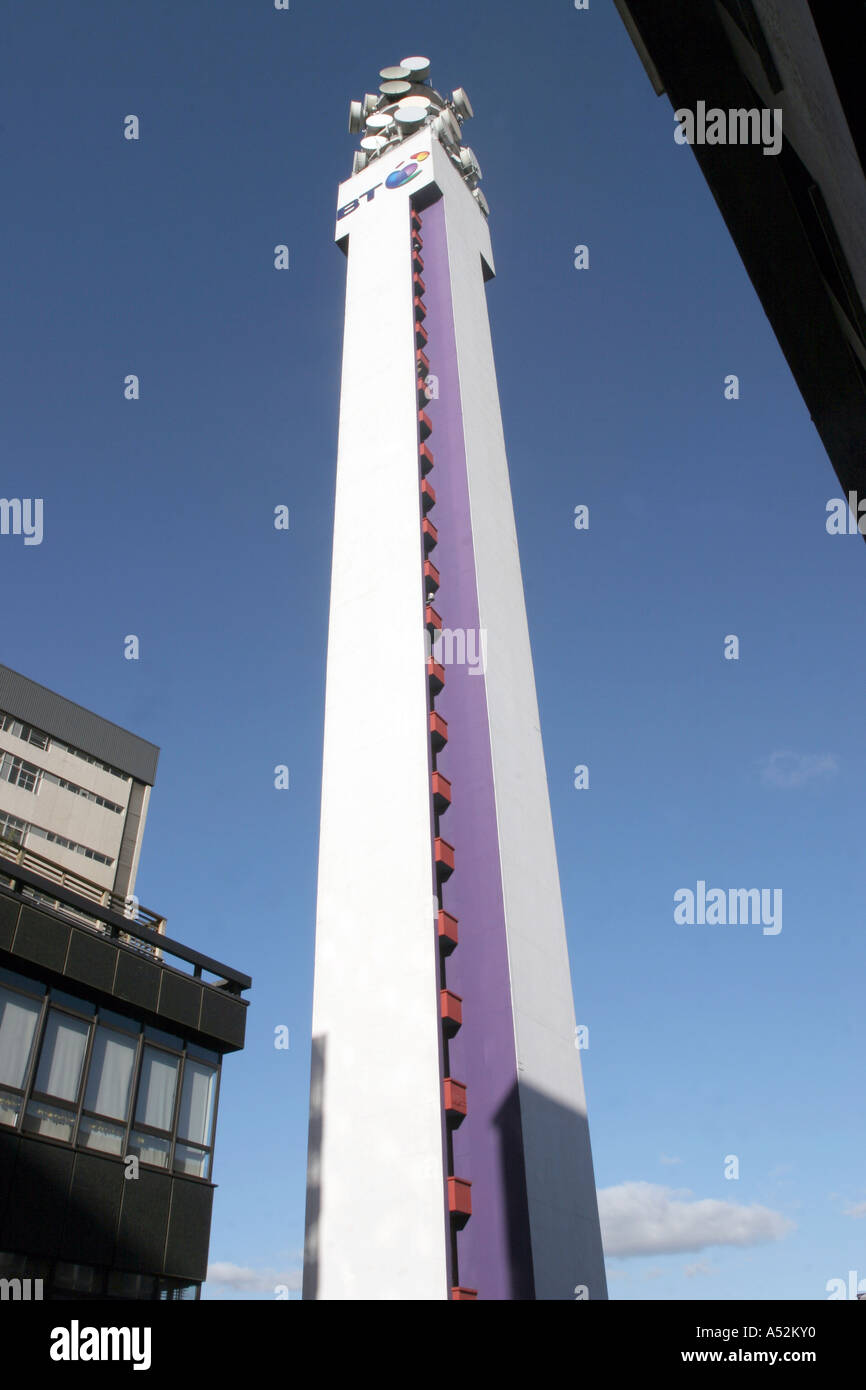 British Telecom tower, Birmingham Stock Photo - Alamy