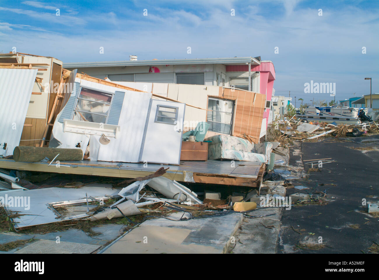 Hurricane Frances Saint Lucie County Florida damage destruction Stock ...
