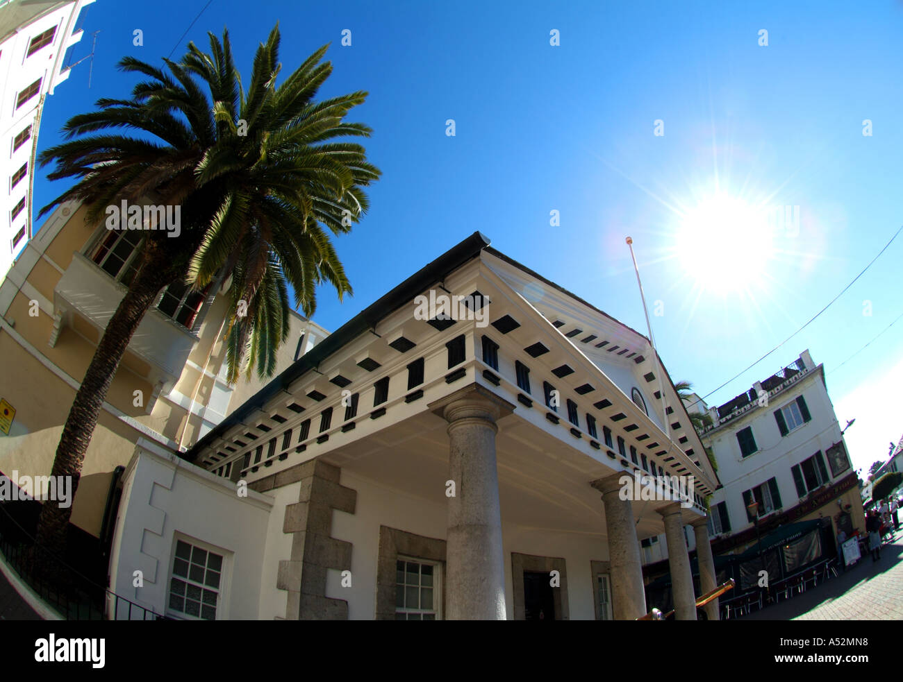 Convent guard room main street gibraltar hi-res stock photography and ...