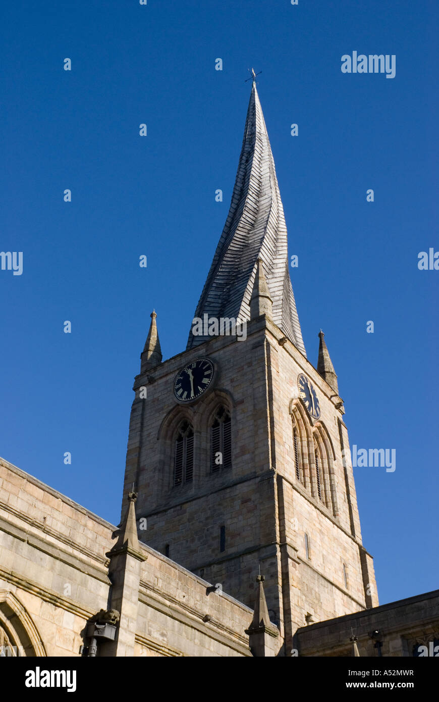 Bent church spire hi-res stock photography and images - Alamy