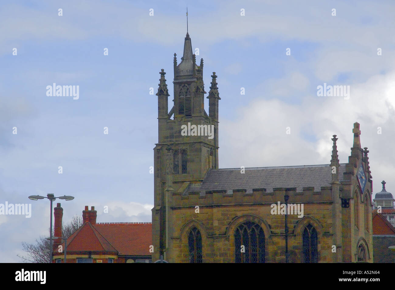 england midlands warwickshire WARWICK town centre eastgate Stock Photo ...