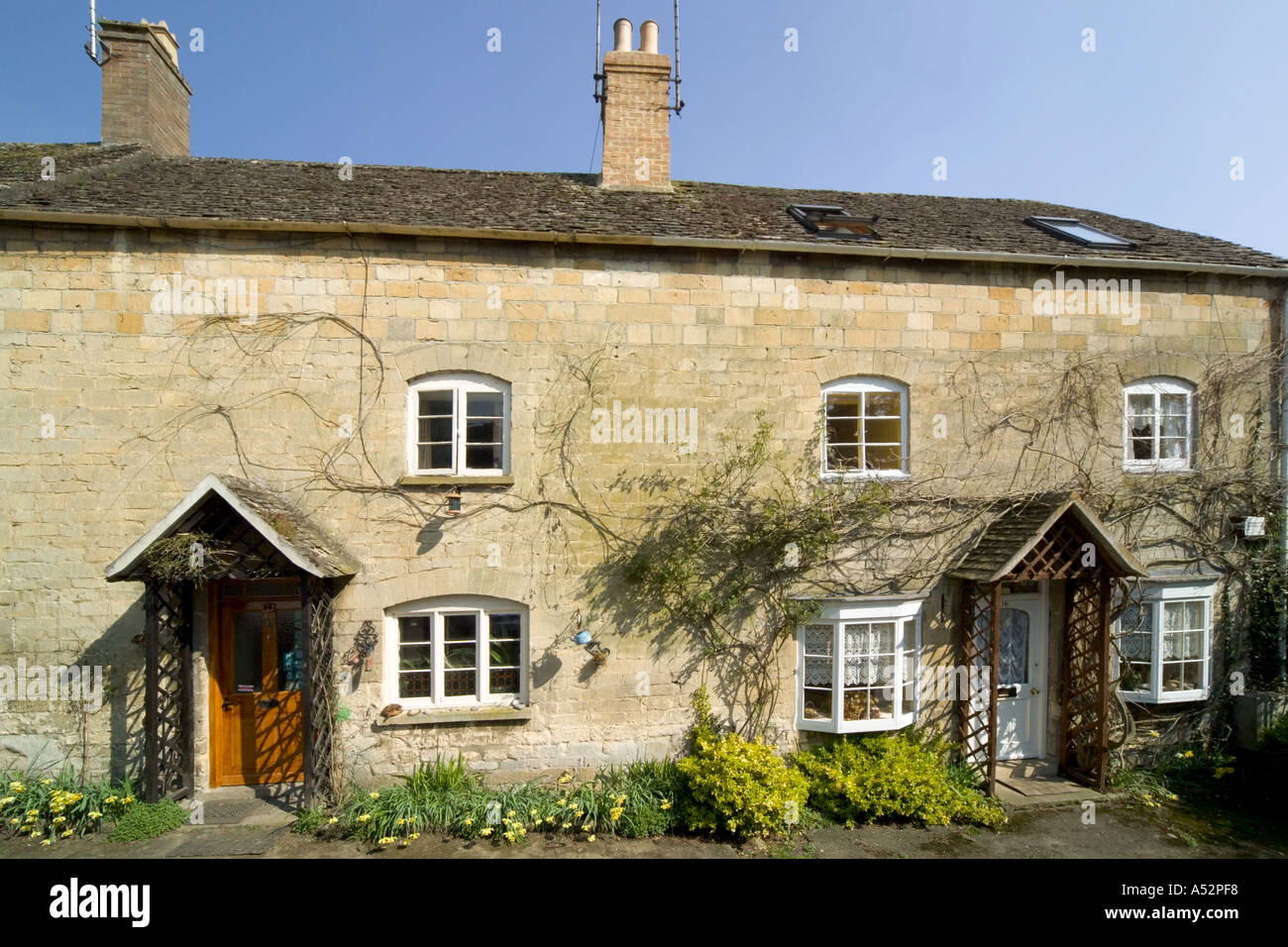 england gloucestershire the cotswolds winchcombe village honey coloured ...