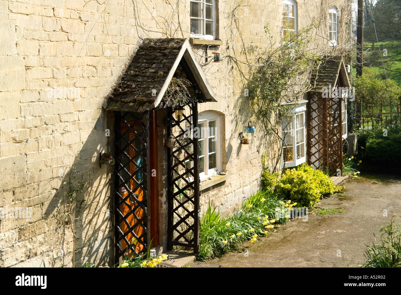 england gloucestershire the cotswolds winchcombe village honey coloured ...
