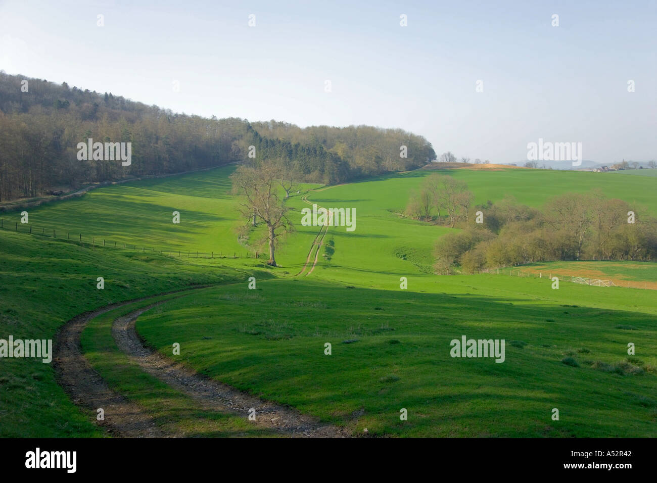 england gloucestershire the cotswolds winchcombe view over cotswold ...