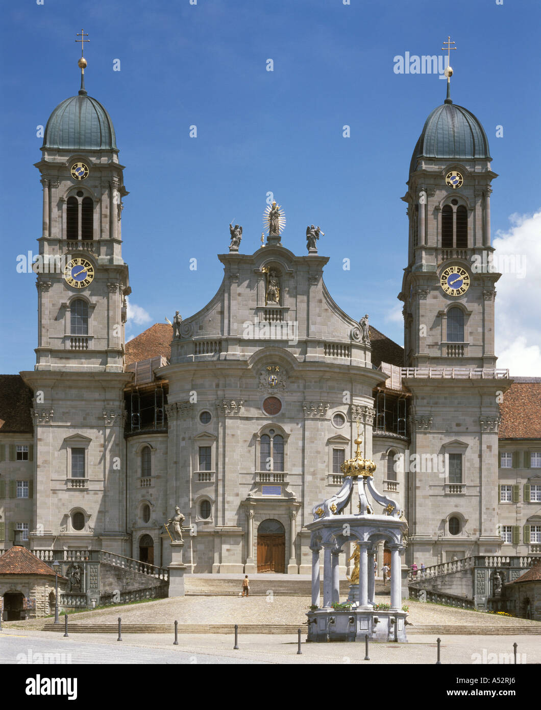 Einsiedeln Kanton Schwyz Swizzerland benedictine monastery built 1704 ...