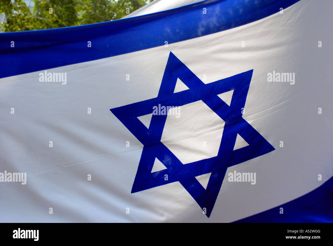 Elegant and powerful flag of Israel Stock Photo - Alamy