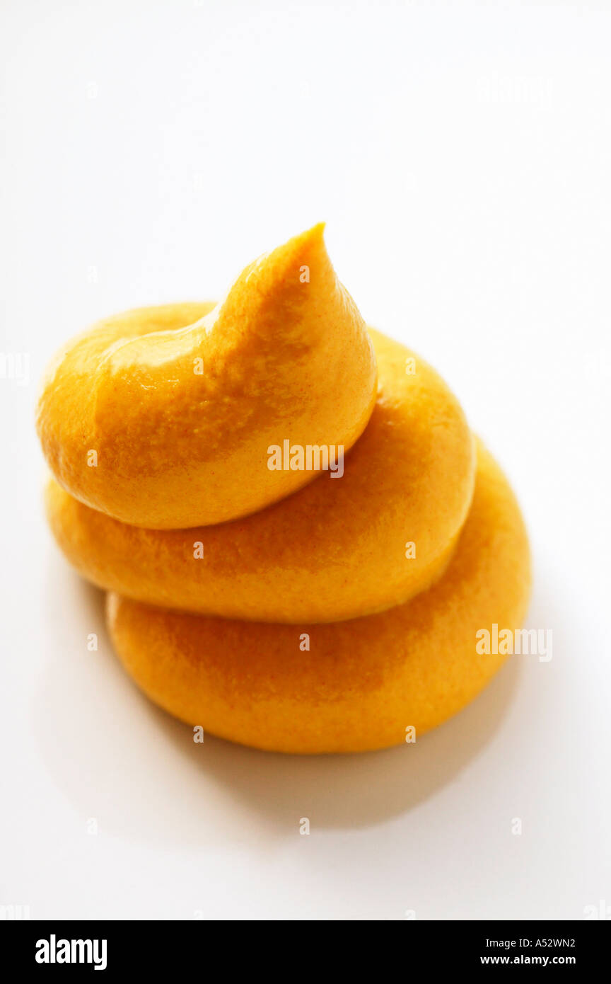 Blob of mustard Stock Photo - Alamy