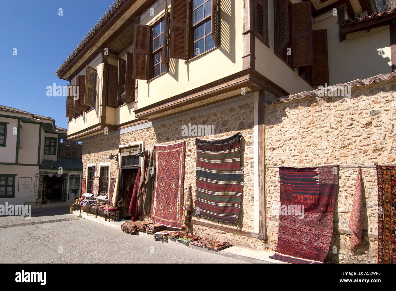 Turkey antalya carpet shop in hi-res stock photography and images - Alamy