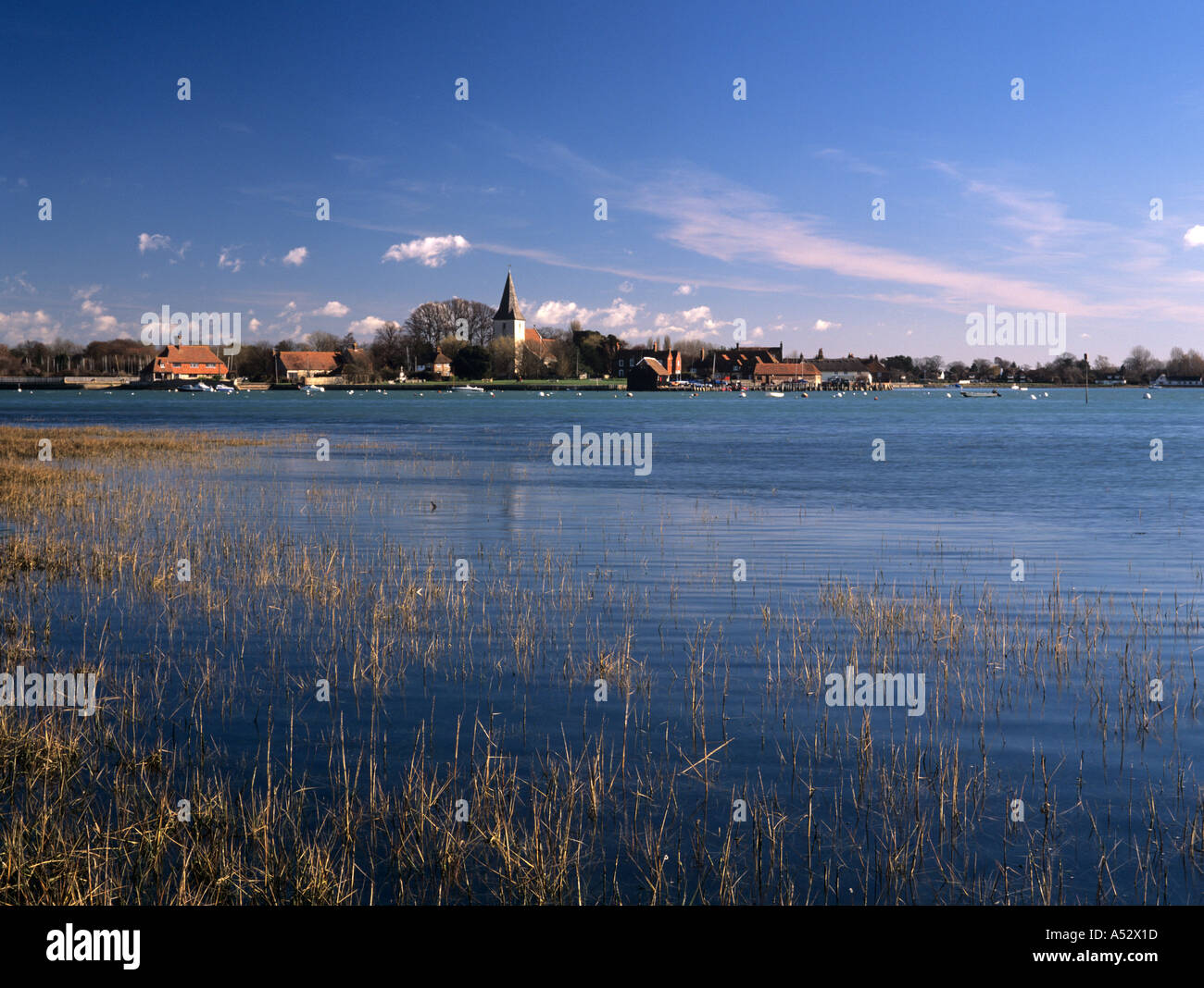 Bosham village from bay hi-res stock photography and images - Alamy