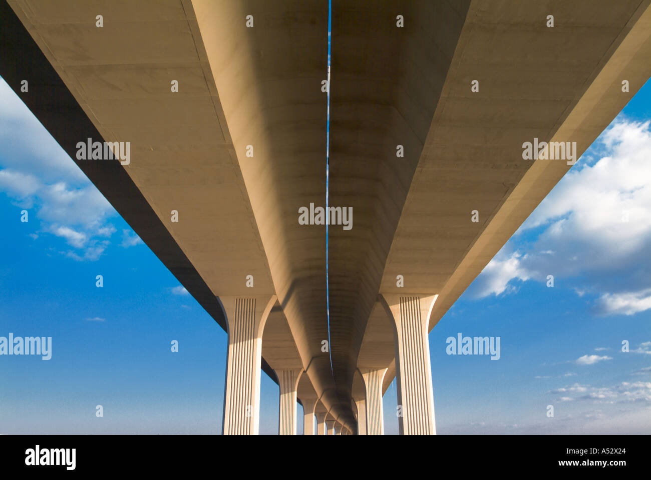 bottom of bridge Roosevelt Bridge Stuart Florida architecture ...