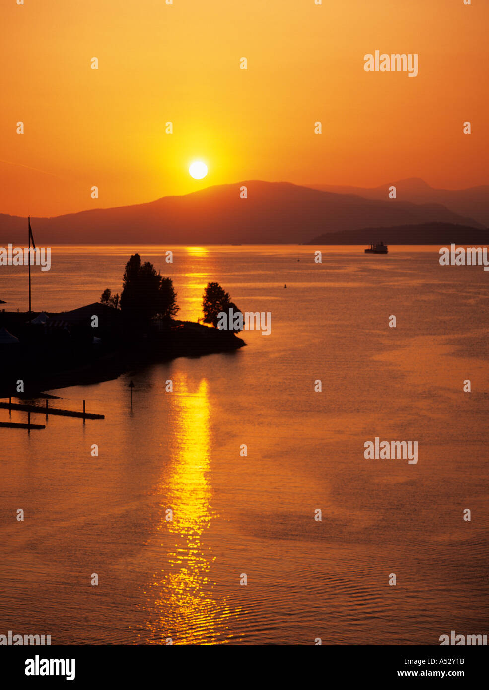 SUNSET over "ENGLISH BAY" Vancouver British Columbia Canada Stock Photo ...