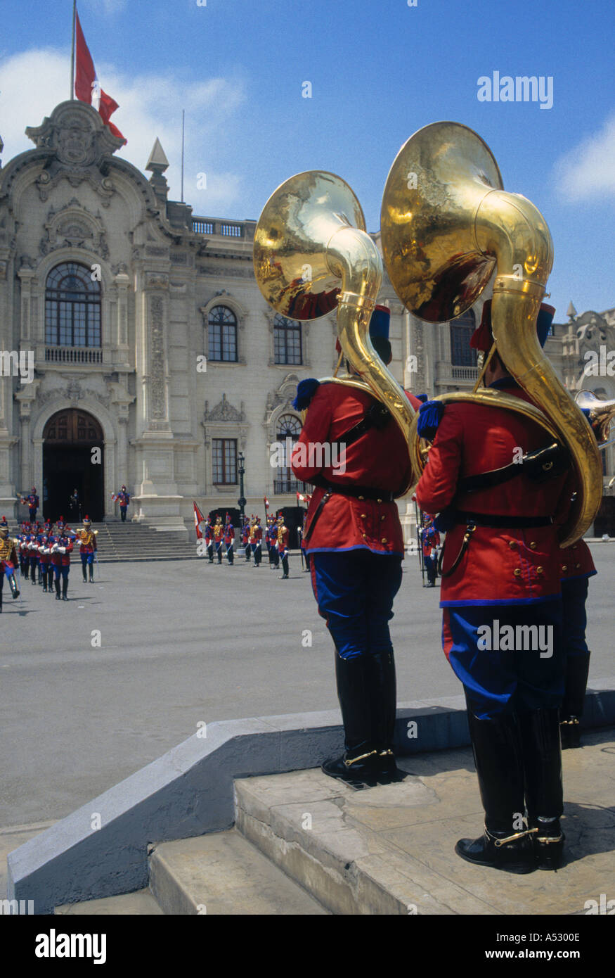 Presidential Palace, Lima, Peru Stock Photo - Alamy