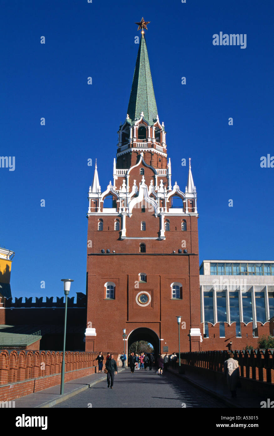 Trinity Gate Tower, Kremlin, Moscow, Russia Stock Photo - Alamy