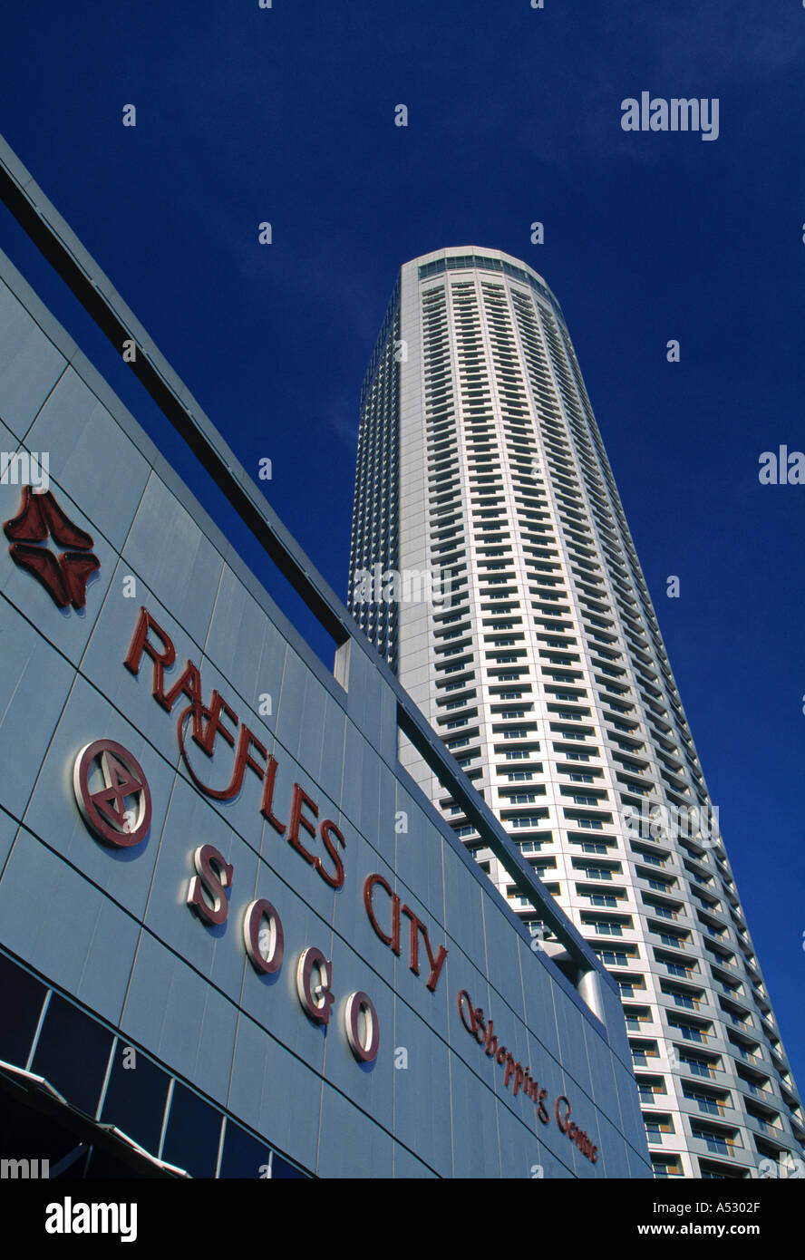 Raffles City shopping mall, Singapore Stock Photo - Alamy