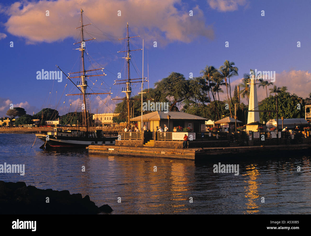 Lahaina Harbour, Lahaina. Maui, Hawaii, USA Stock Photo - Alamy