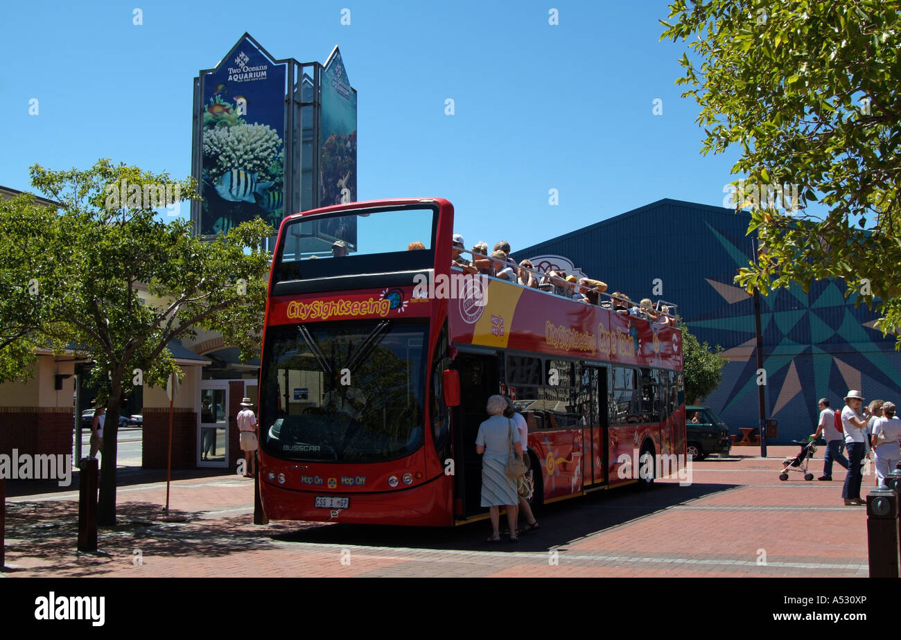 Sightseeing bus Cape Town South Africa RSA Stock Photo - Alamy