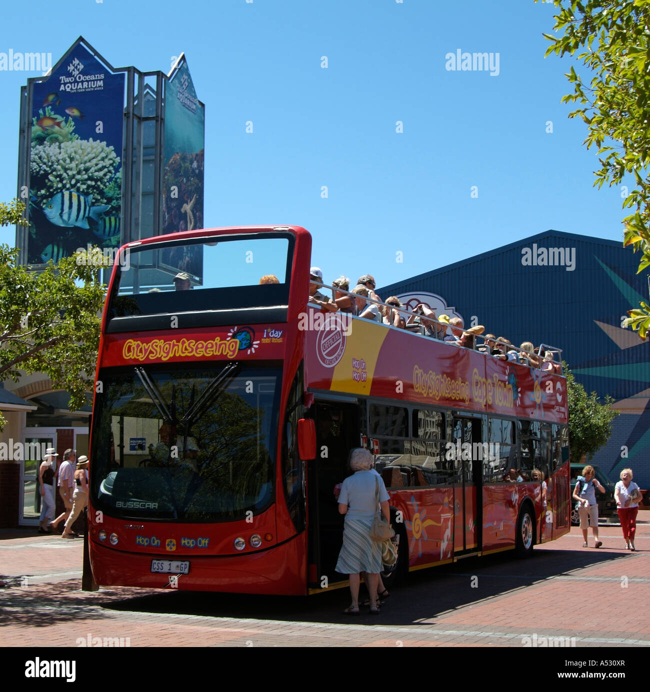 Business tourbus tourist touring bus south africa rsa hi-res stock ...