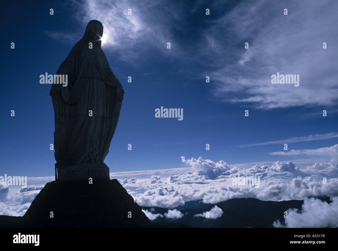 Statue of Christ, Merida, Venezuala Stock Photo - Alamy