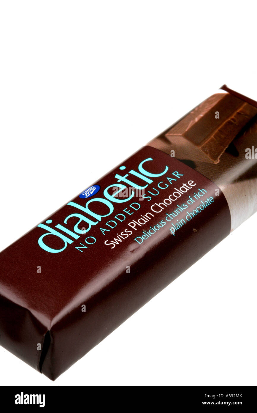 Diabetic plain swiss chocolate bar sugar free sweets confectionery hi ...