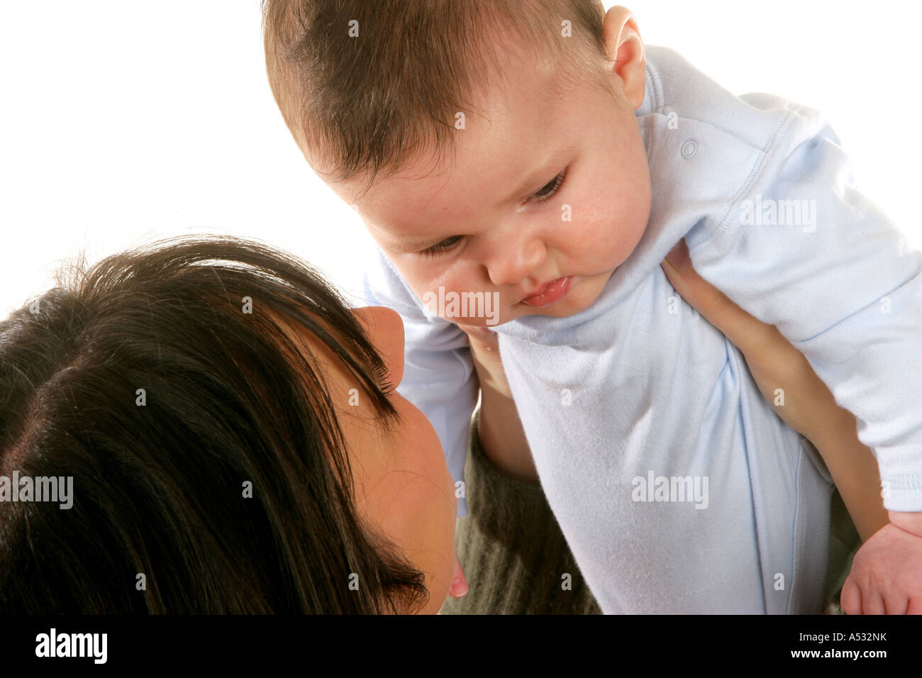 Mother and Baby Models Released Stock Photo - Alamy