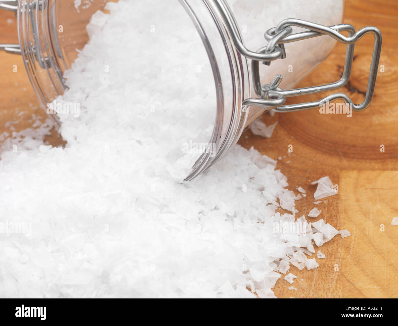 Sea Salt Flakes Stock Photo - Alamy