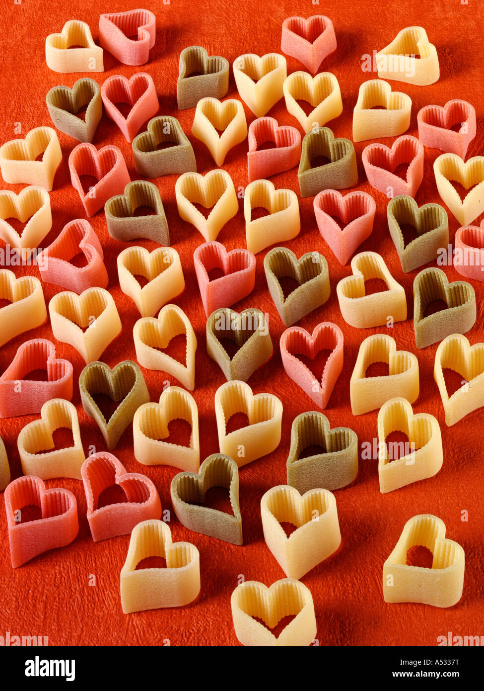 ITALIAN LOVE HEART PASTA Stock Photo - Alamy