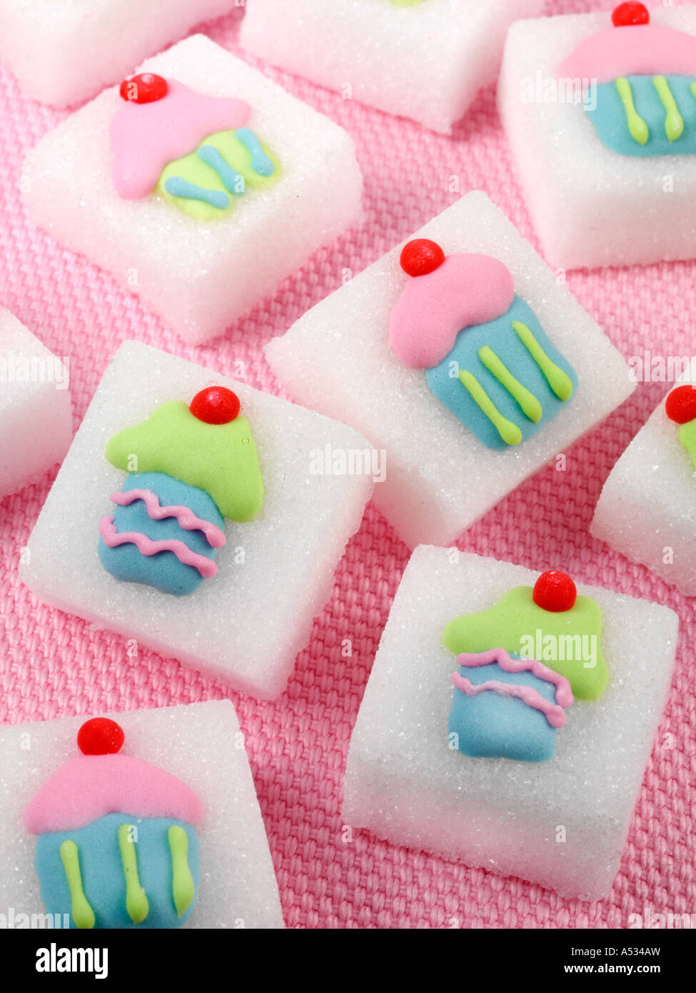 FANCY SUGAR CUBES Stock Photo - Alamy
