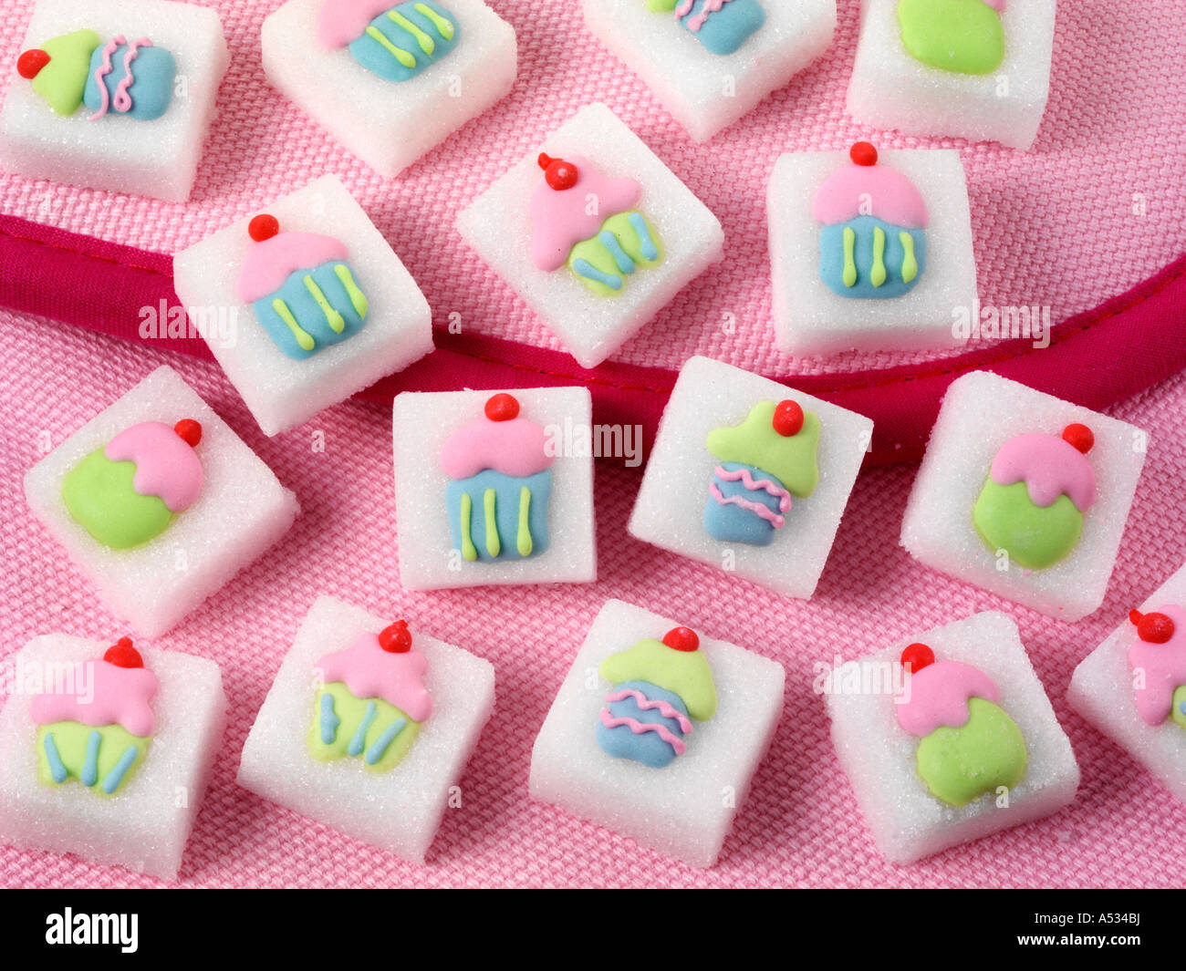 FANCY SUGAR CUBES Stock Photo - Alamy