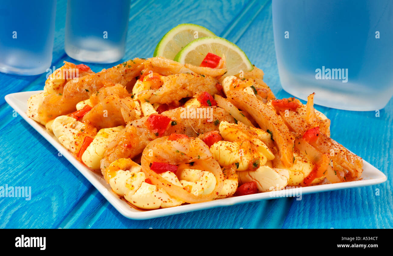 JAMAICAN SALT FISH AND ACKEE Stock Photo - Alamy