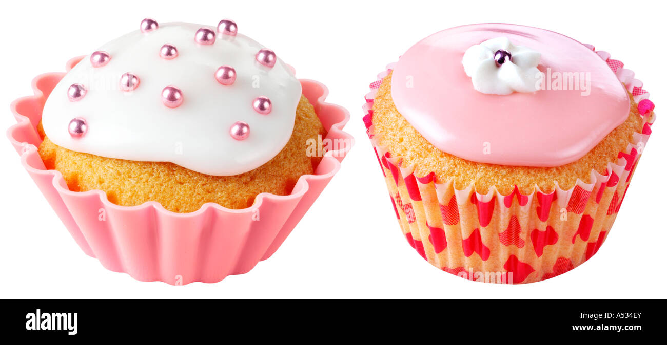 Two birthday cakes Cut Out Stock Images & Pictures - Alamy