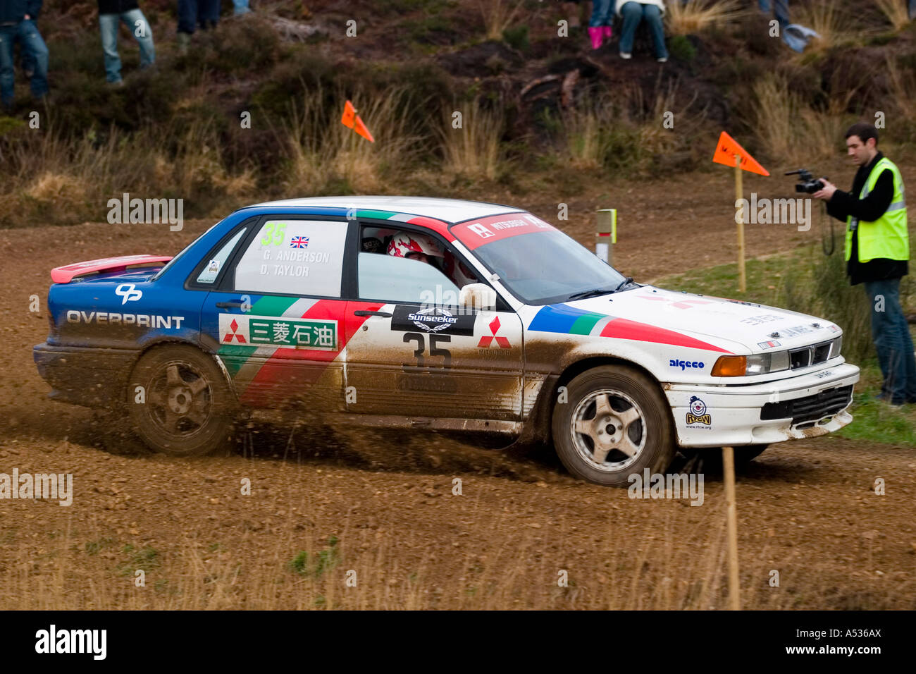Mitsubishi galant rally hi-res stock photography and images - Alamy