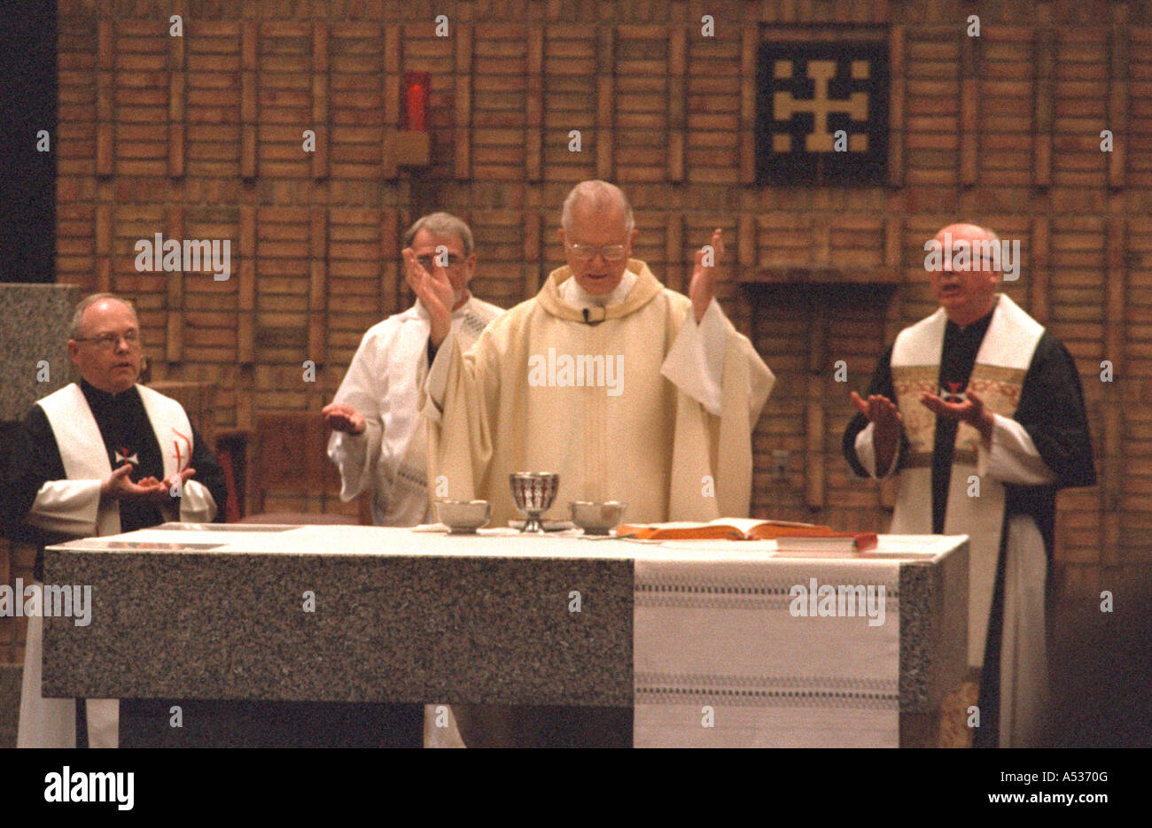 Priests partaking in communion. St. Alphonsus Catholic Church Brooklyn ...