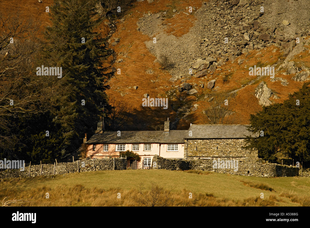 High Bield in Little Langdale in the English Lake District Stock Photo ...