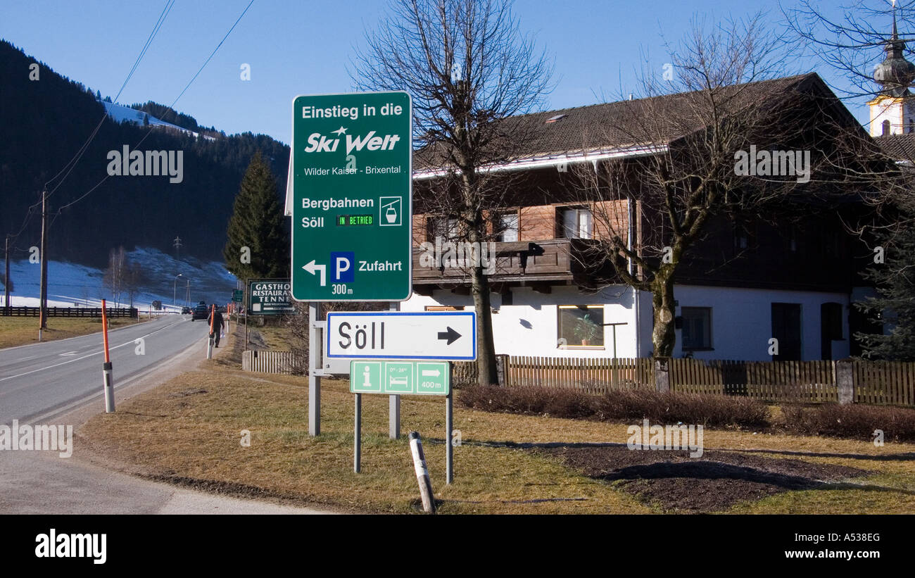 Soll austria ski hi-res stock photography and images - Alamy
