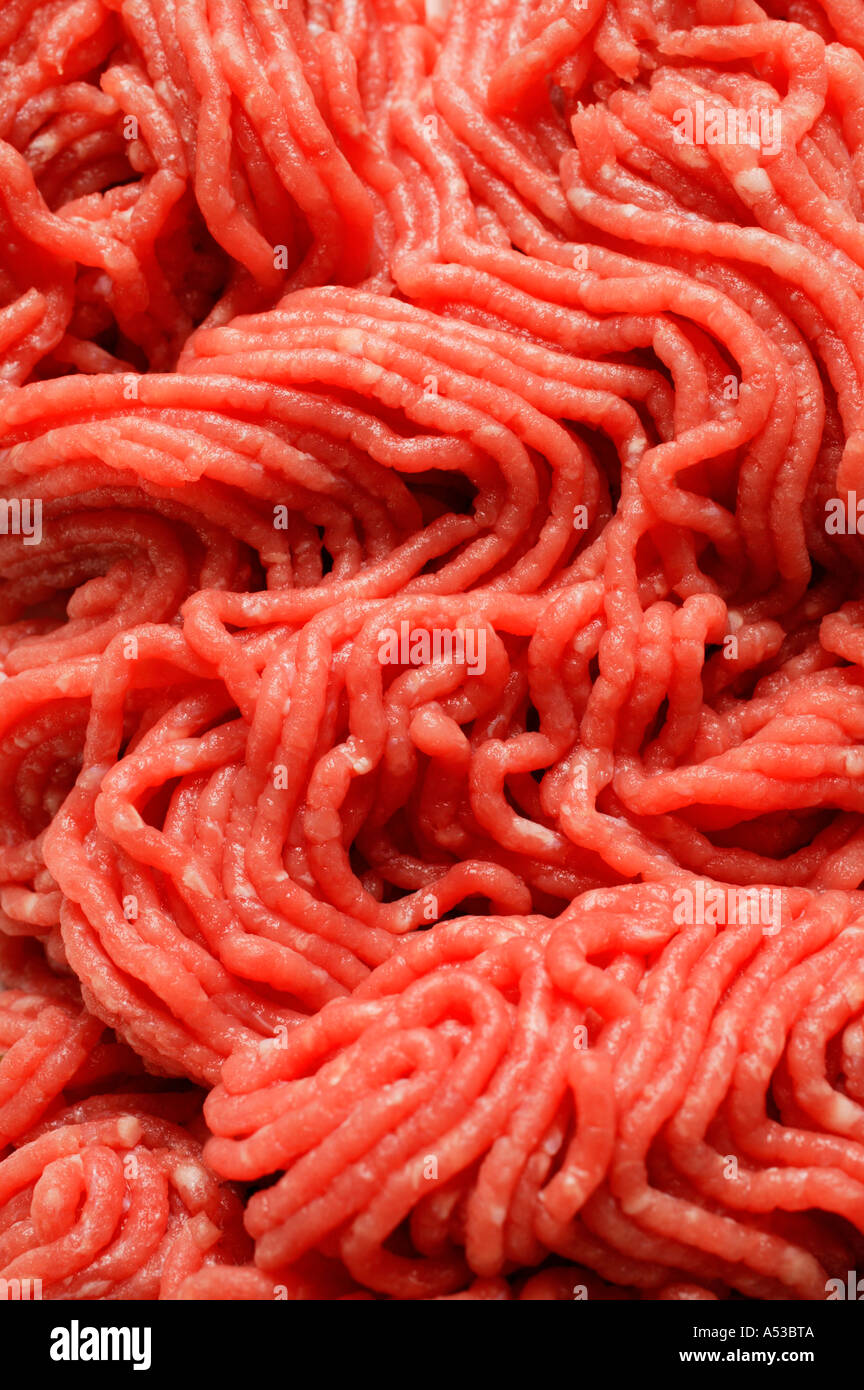 Fresh minced beef Stock Photo - Alamy