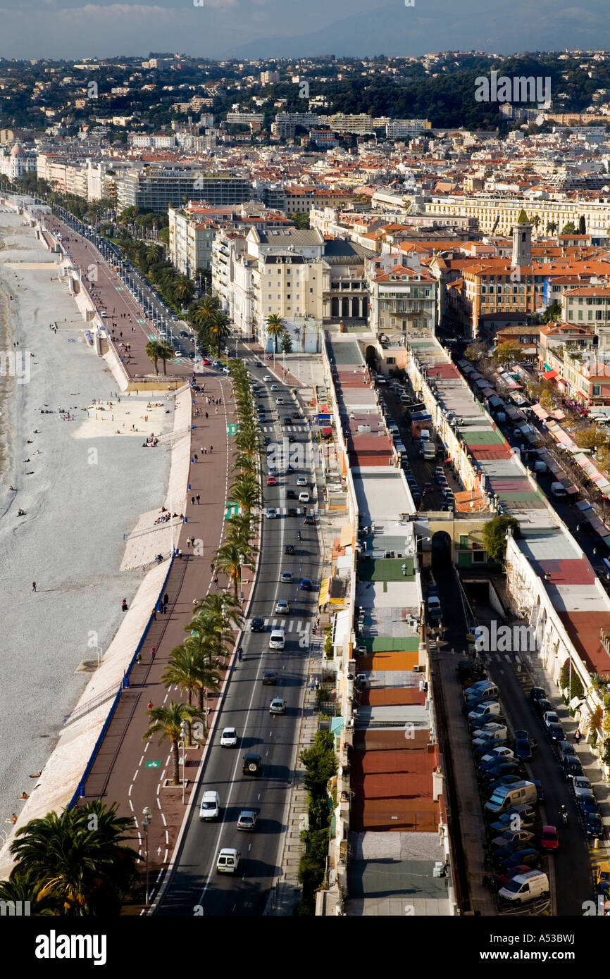 The Baie des Anges on the Cote d'Azur, Nice, France Stock Photo - Alamy