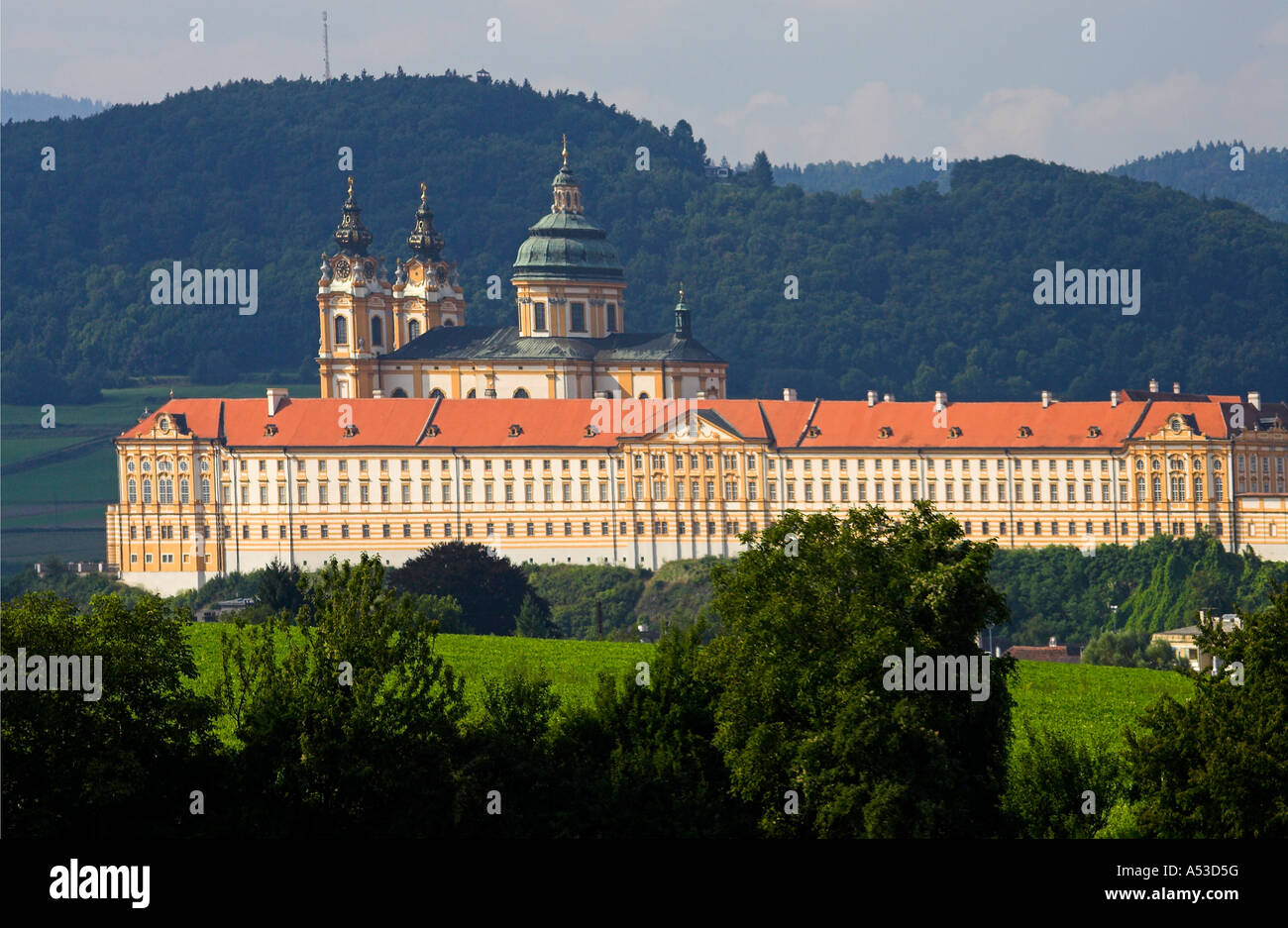Kloster Melk Oesterreich monastery Melk Austria Stock Photo - Alamy