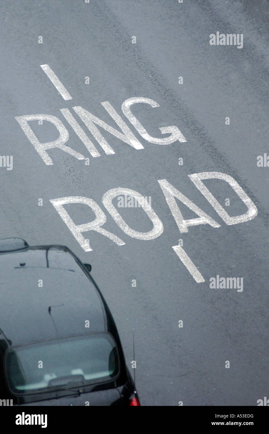 Uk traffic signs ring road hi-res stock photography and images - Alamy