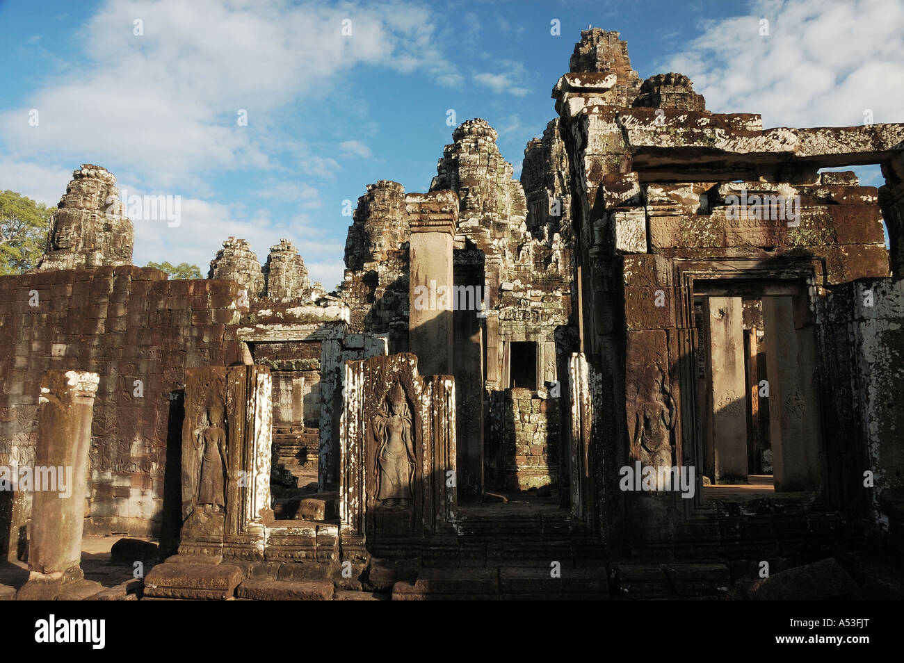 Bayon temple Angkor Wat Cambodia Stock Photo - Alamy