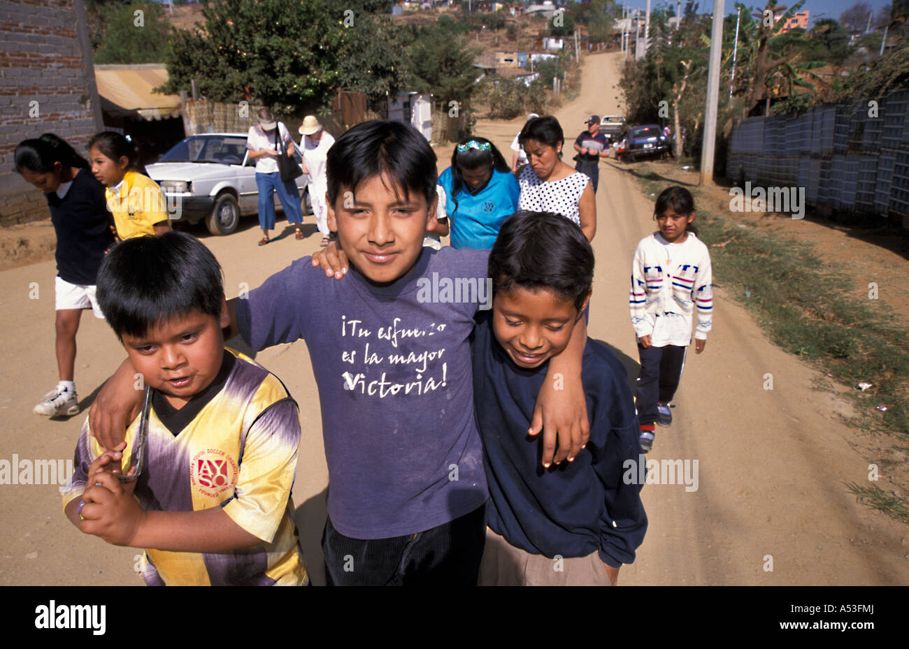 Painet ha0715 5649 mexico hispanic children boys members nino group ...